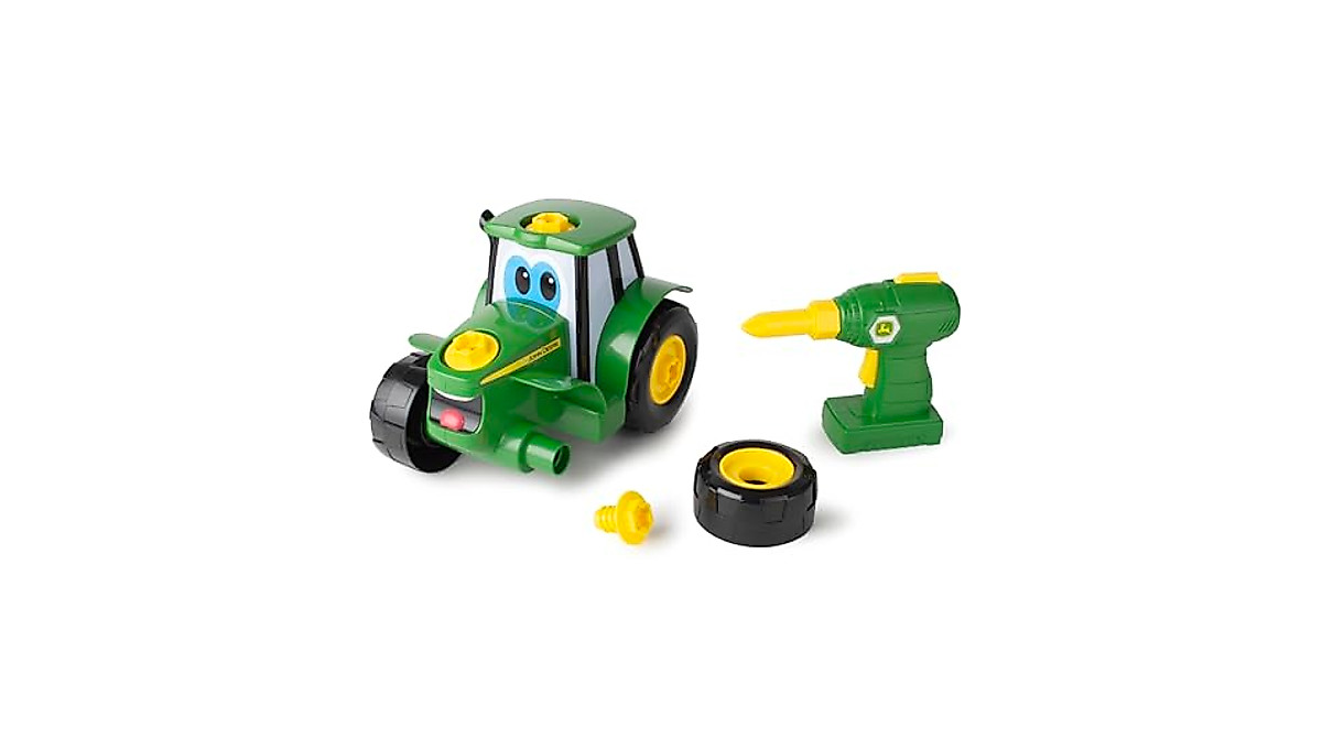 Build-A-Buddy John Deere Tractor Toy - STEM Fun for Toddlers