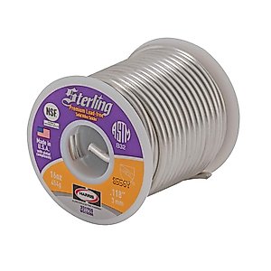 EASTMAN Sterling Lead Free Solder, Silver, 85325 EASX1, 1 Count (Pack of 1)