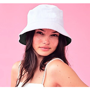 10 Pieces Bucket Hat Foldable Summer Sun Hat Travel Beach Fishing Hat Outdoor Bucket Cap for Women Men Multicolor
