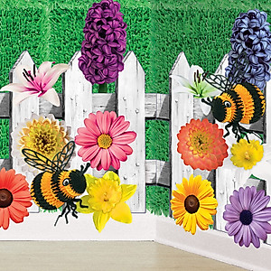 Picket Fence Cutouts Party Accessory (1 count) (3/Pkg)