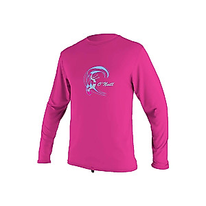 O'Neill Toddler O'Zone Long Sleeve Sun Shirt, Berry, 2