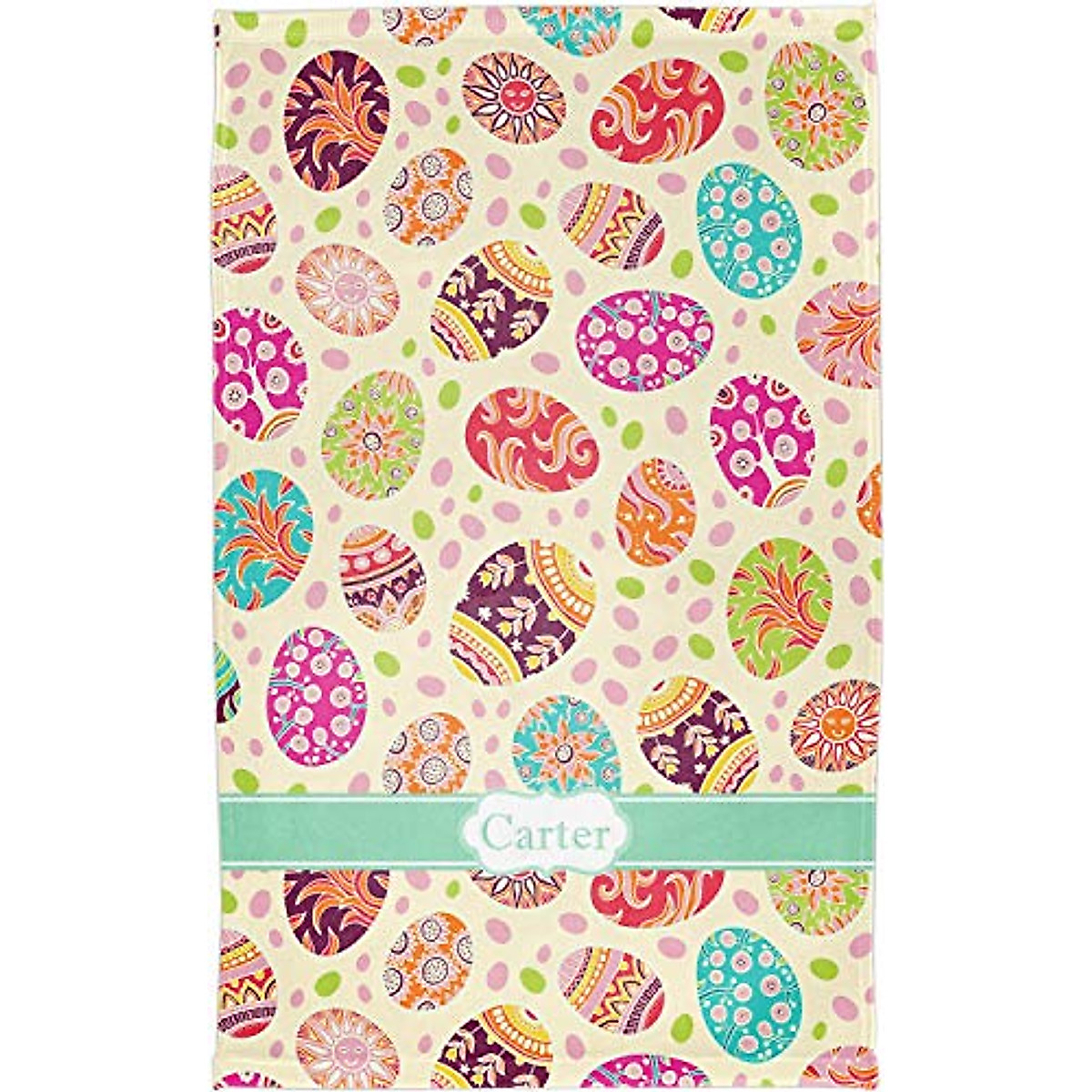 RNK Shops Easter Eggs Finger Tip Towel - Full Print (Personalized)