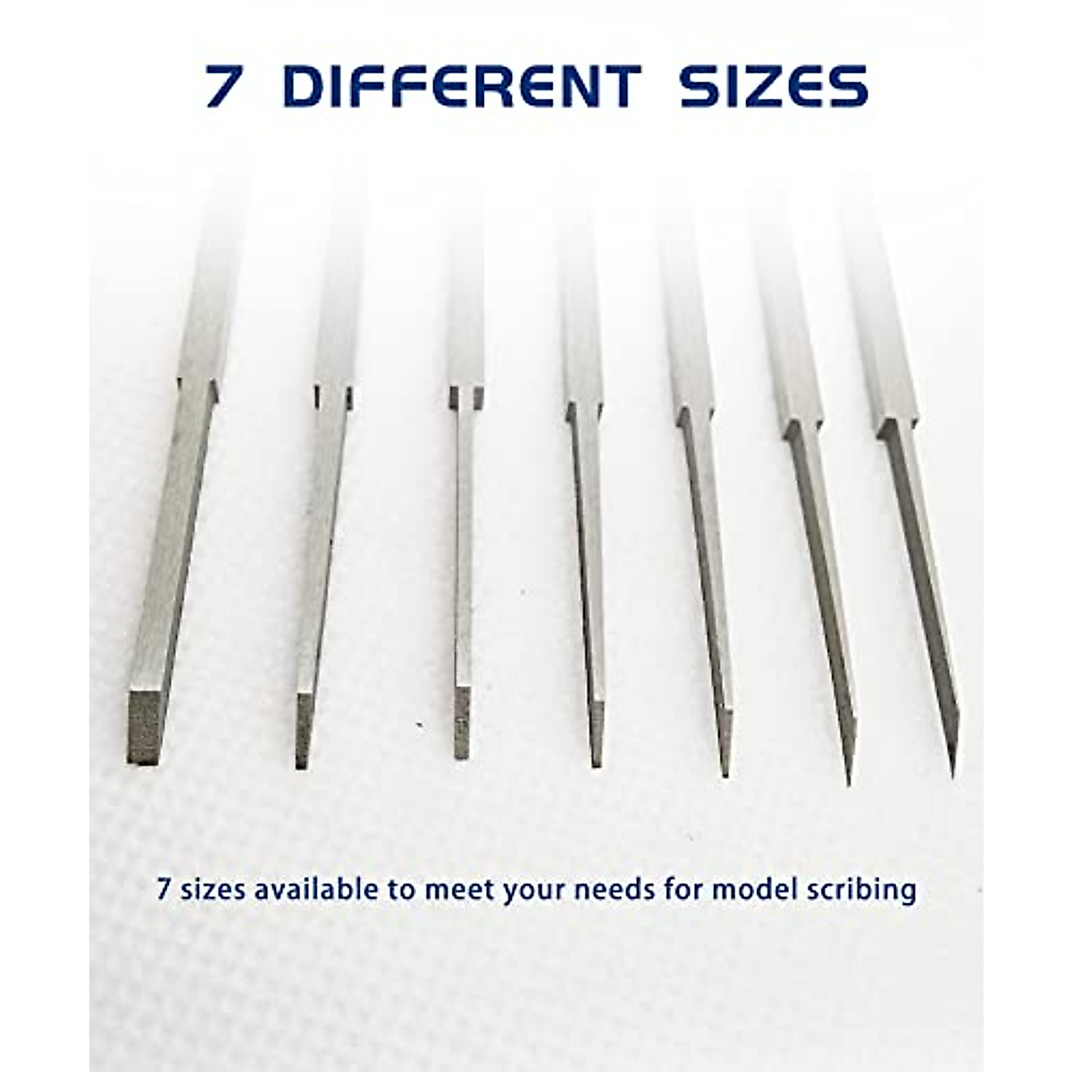 HOPLEX Model Chisel with 0.1/0.2/0.4/0.6/0.8/1.0/2.0mm Blade Resin Carved Scribe line Modeling Scriber