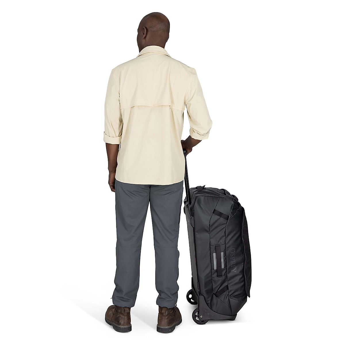 Osprey Transporter 90L Wheeled Travel Duffel Bag, Black, One Size