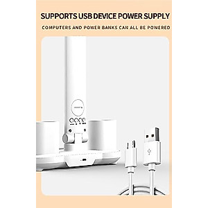 Desk Lamp LED, Lamp with Fan - Foldable Multifunction Table Lamp with Clock Date and Calendar - Led Desk Light with Pen Holder for Bedroom, Home Office Desk Lamp - Reading Table Lamp