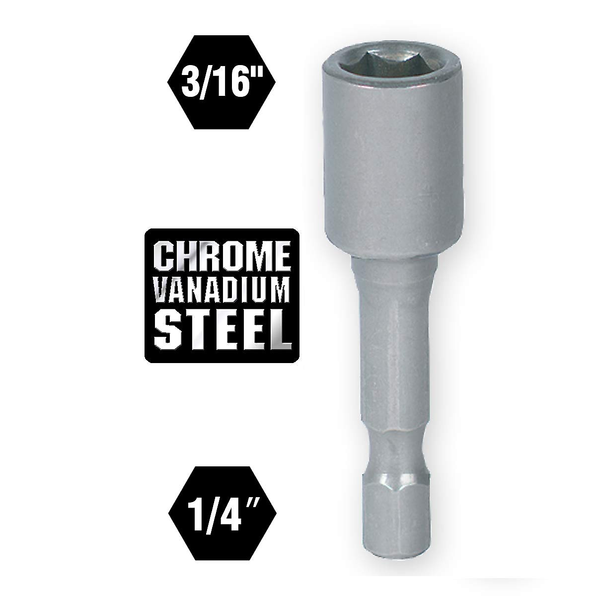 IVY Classic 44708 3/16" x 2" Nut Setter For Panelmate Screws, Impact Plus, 1/card