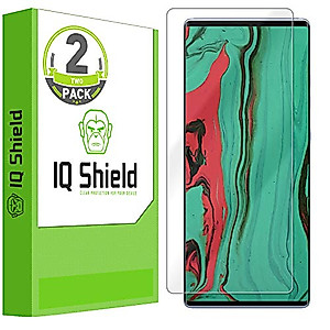 IQ Shield Screen Protector Compatible with LG Wing (2-Pack) Anti-Bubble Clear Film