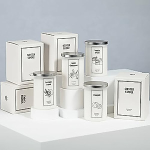 Goodpick Vanilla Scented Candle 22 oz, Decorative Candles for Home Fragrance, Gifts for Women, Christmas Gift, Birthday, Friendship Gifts, Aromatherapy Candle, 2 Wicks Large Candle Jar, Soy Candles