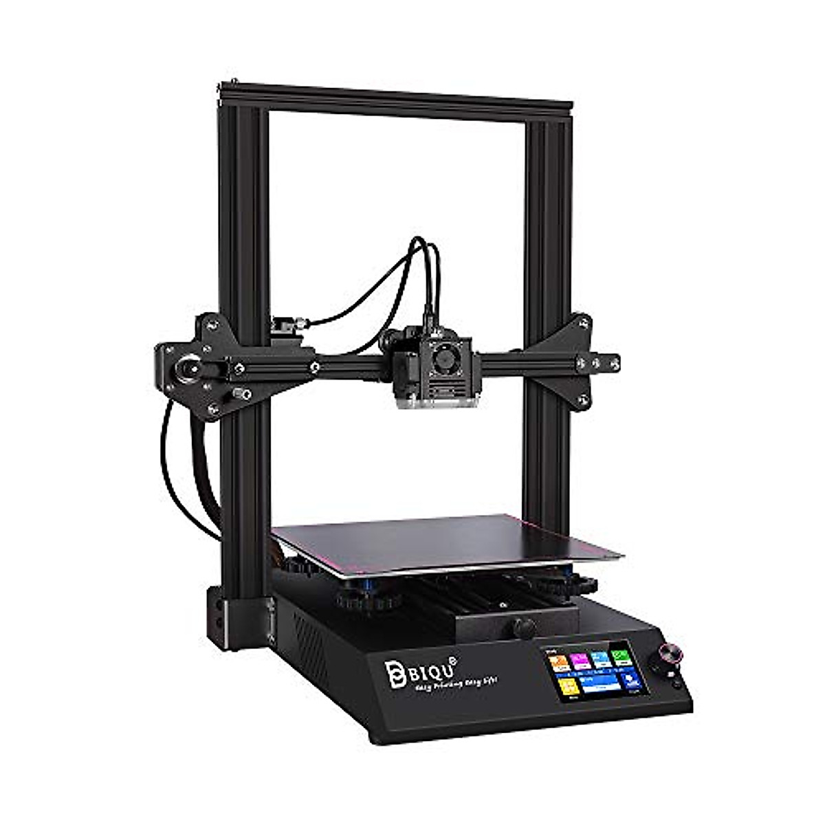 BigTree BIQU B1 3D Printer, Open Source FDM Printer, Smart Filament Sensor & Resume Printing, Spring Steel Plate, 32-bit Silent Motherboard, DIY STEM Maker 3D Printing, 9.3” x 9.3” x 10.6” Build Size