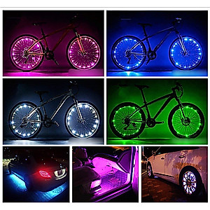 Iyicuus Battery Powered LED Strip Lights, 9.8ft 24-Keys Remote Controlled, DIY Indoor and Outdoor Decoration. (1)
