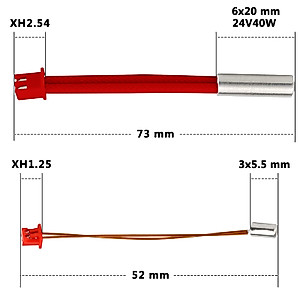 Sprite Extruder Pro Upgrade 300℃ High Temperature Bimetal Heatbreak Plated Copper Heater Block Nozzle, Heater Sensor for Ender 3 S1 Pro CR10 Smart Pro, Sermoon V1 3D Printer (Upgrade kit)