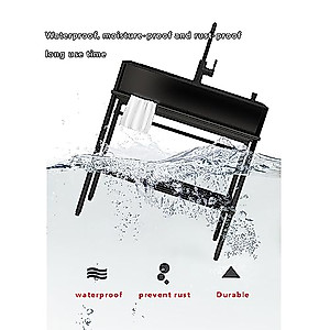 SKIHOT Commercial Stainless Steel Sink,Commercial Kitchen Prep Utility Sink,Stainless Steel Utility Sink,Single Bowl Commercial Kitchen Sink w/Workbench, Utility Kitchen Sinks/Faucet/Drain Kit