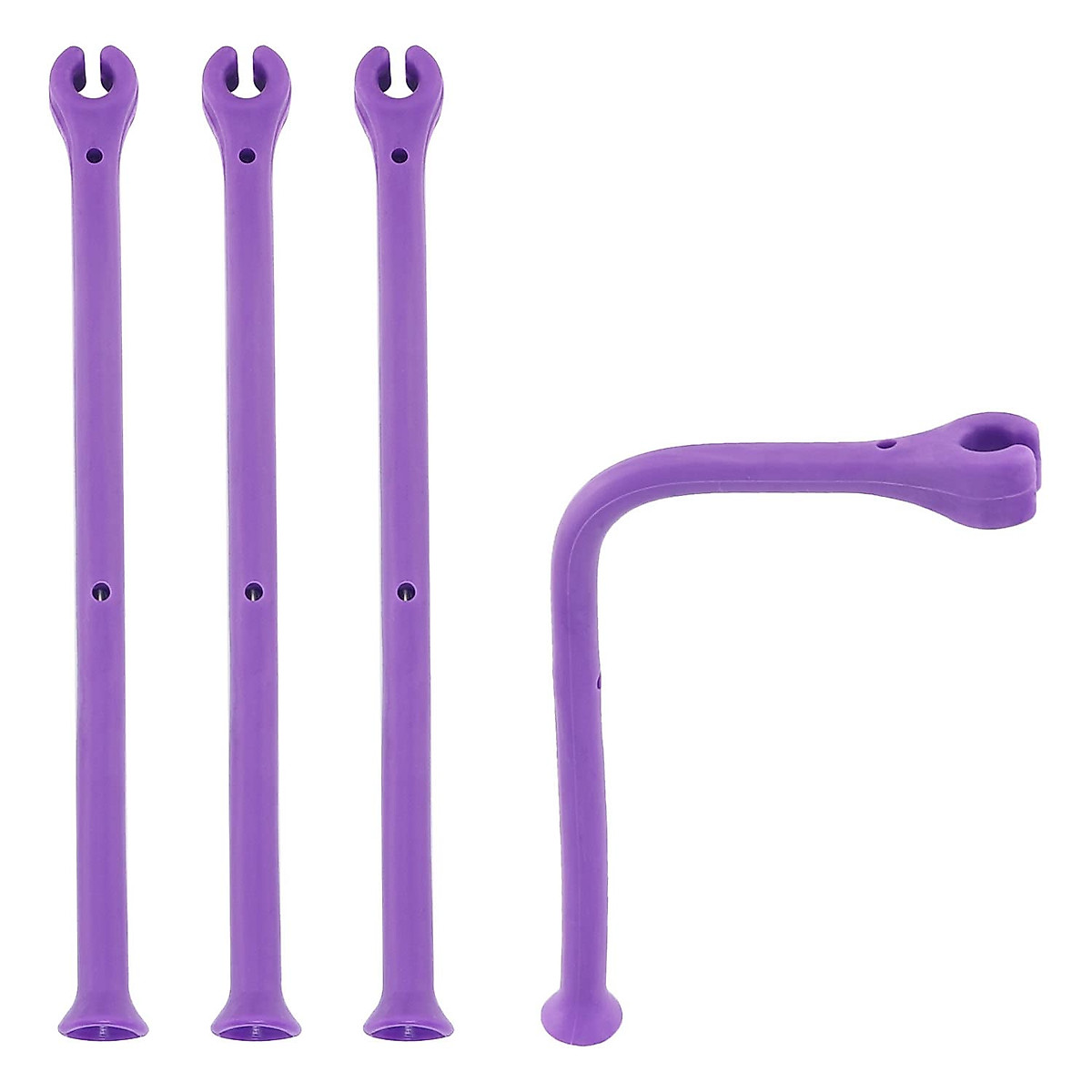 ITROLLE 4PCS Flexible Tether Goblet Holder Silicone Stemware Saver Dishwasher Safer Wine Glass Protector Wine Glass Fixed Bracket Adjusted Goblet Holder for Home Bar Use