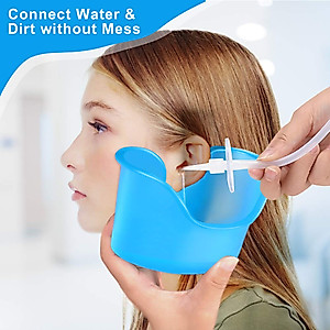 Ear Wash Basin, Wax Removal Basin Compatible with All Types of Ear Wash Systems