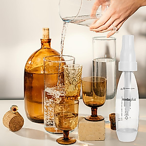 Kichvoe 1pc sparkling water machine sparkling hand operated sparkling water tool cocktail tools bubble maker machine soda fizzy drink maker Manual Sparkling Water Tool drinks