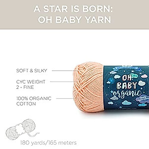 Lion Brand Yarn (1 Skein) Yarn Oh Baby Yarn, Olive, 540 Foot (Pack of 1)