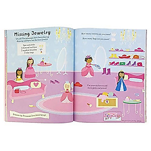 Totally Awesome 2000 Stickers: Perfectly Pretty Princess Activity and Sticker Book for Kids Ages 3-7 (Puzzles, Mazes, Coloring, Dot-to-Dot, And More!)