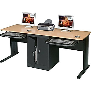 Balt LX Computer Workstation with Locking CPU Holder Dimensions: 72" W