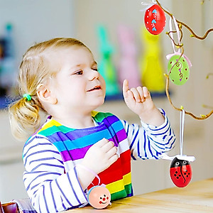 SallyFashion 6 PCS Wooden Percussion Musical Egg Maracas Egg Shakers for Party Favors Classroom Prize Supplies Musical Instrument