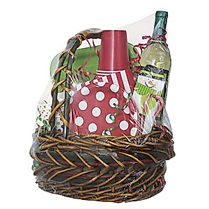 Clear Jumbo Shrink Wrap Cellophane Bag - 24" x 30" - Perfect for Gift Baskets, Birthday, Baby Shower, Bridal Shower & More (1 Roll)