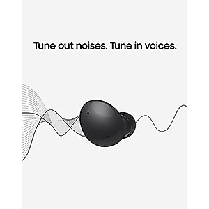 SAMSUNG Galaxy Buds 2 True Wireless Earbuds Noise Cancelling Ambient Sound Bluetooth Lightweight Comfort Fit Touch Control US Version, Graphite