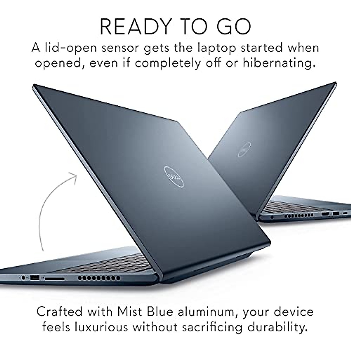 Dell Inspiron 16 7610, 16 inch 16:10 3K Non-Touch Laptop - Intel Core i7-11800H, 16GB DDR4 RAM, 512GB SSD, Intel UHD, Windows 10 Home - Mist Blue (Renewed)