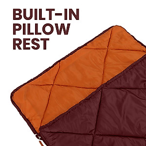 Outdoor Products 40F Rectangular Sleeping Bag with Pillow