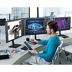 SAMSUNG S60A Series 27-Inch WQHD (2560x1440) Computer Monitor, 75Hz, IPS Panel, HDMI, HDR10 (1 Billion Colors), Height Adjustable Stand, TUV-Certified Intelligent Eye Care (LS27A600NWNXGO) (Renewed)