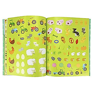 2000 Stickers: Busy Farm Activity and Sticker Book for Kids Ages 3-7 (Puzzles, Mazes, Coloring, Dot-to-Dot, And More!)