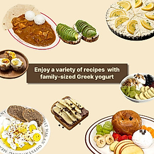 [Bear Greeks] 1 Gallon Gguduck Maker with Ultra Fine Nylon Mesh Strainer, Whey separator, 1 gallon of thick and creamy greek yogurt, eco-friendly materials container