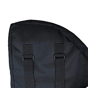 Silfrae Compound Bow Case Soft Bow Padded Case Light-Weight Bow Carry Bag with Arrow Pocket (Black, Small)