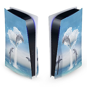 Head Case Designs Officially Licensed Simone Gatterwe Lovers Art Mix Vinyl Faceplate Sticker Gaming Skin Decal Cover Compatible With Sony PlayStation 5 PS5 Disc Edition Console