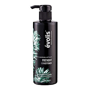 évolis Prevent Anti-Aging Conditioner | Natural Anti Hair Loss Conditioner for Men and Women | Ideal for Sensitive, Dry Scalp and Oily Hair | Preventative Hair Loss Treatment (8.5 fl oz)