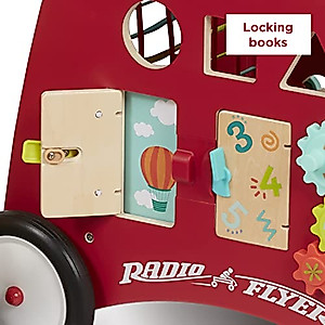 Radio Flyer Deluxe Push & Play Cube Walker, Walker Toy for Ages 1-3