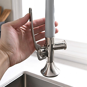 Pull Down Kitchen Sink Faucet with Sprayer Brushed Nickel