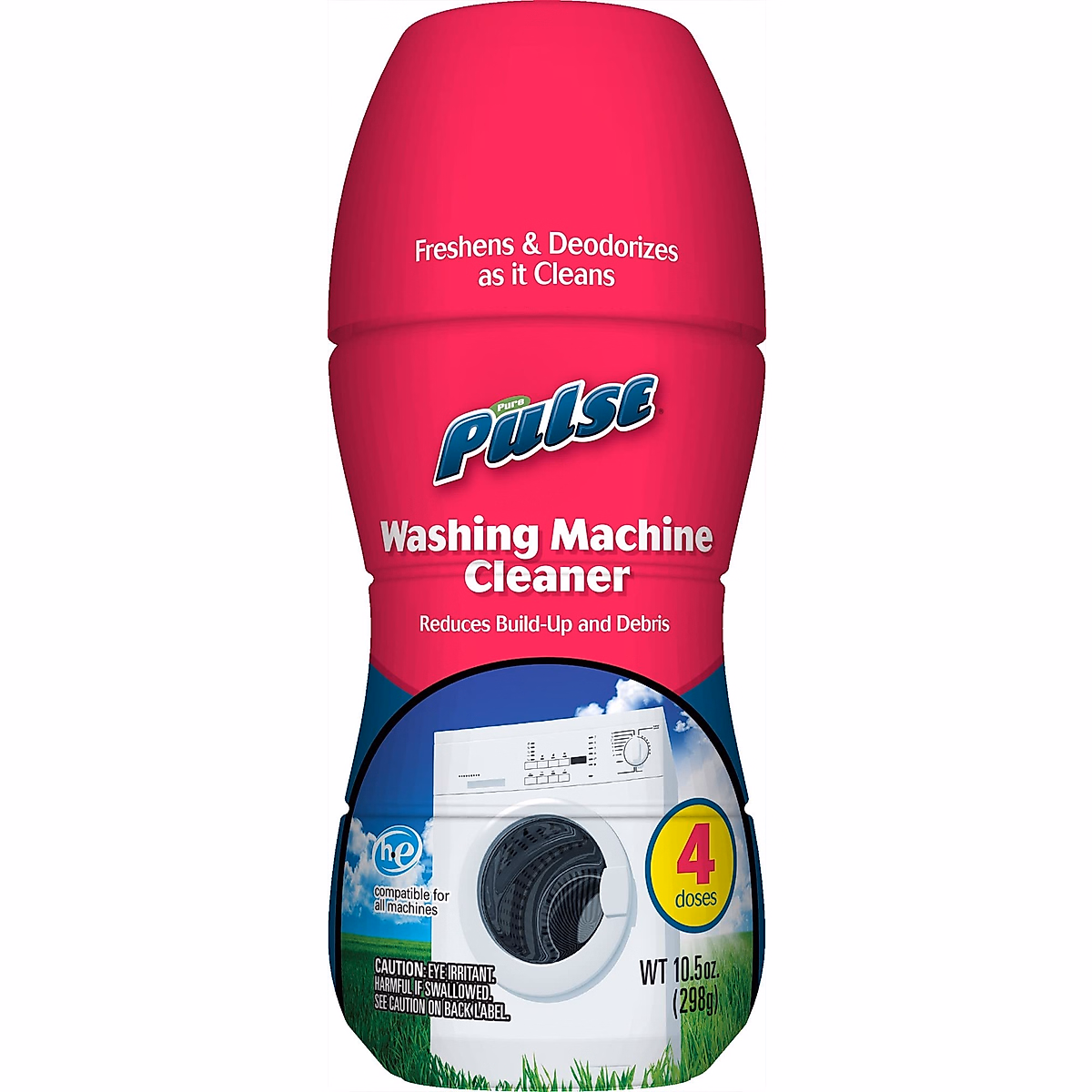PULSE Washing Machine Cleaning Powder - Deep Cleaning Formula - Washing Machine Cleaner & Protector - Odor-Eliminating (10.5 oz)