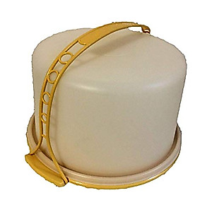 Tupperware Cake Taker with handle in various color choices or combinations, 10-Inch
