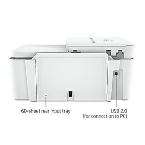 H-P All in One Printer Wireless Inkjet Photo Printer, Print, Scan, Copy, Fax and Mobile Printing with Auto Document Feeder Includes 6 Feet NeeGo Printer Cable - White