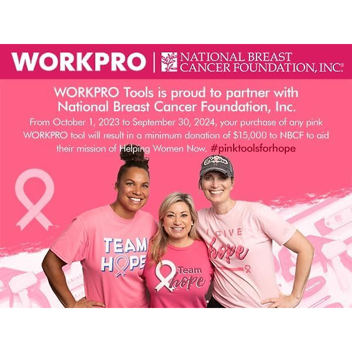 WORKPRO Full Size Cordless Hot Melt Glue Gun - 12V Rechargeable Fast Preheating Glue Gun Kit with 15pcs Full Size Glue Sticks, Auto Power-off Glue Gun for DIY Project, Art, Craft - Pink Ribbon