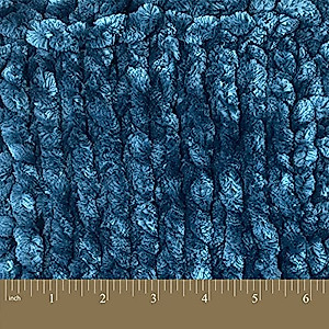 Crafted By Catherine Luxe Velvet Solid Yarn - 2 Pack (98 Yards Each Skein), Black, Gauge 6 Super Bulky