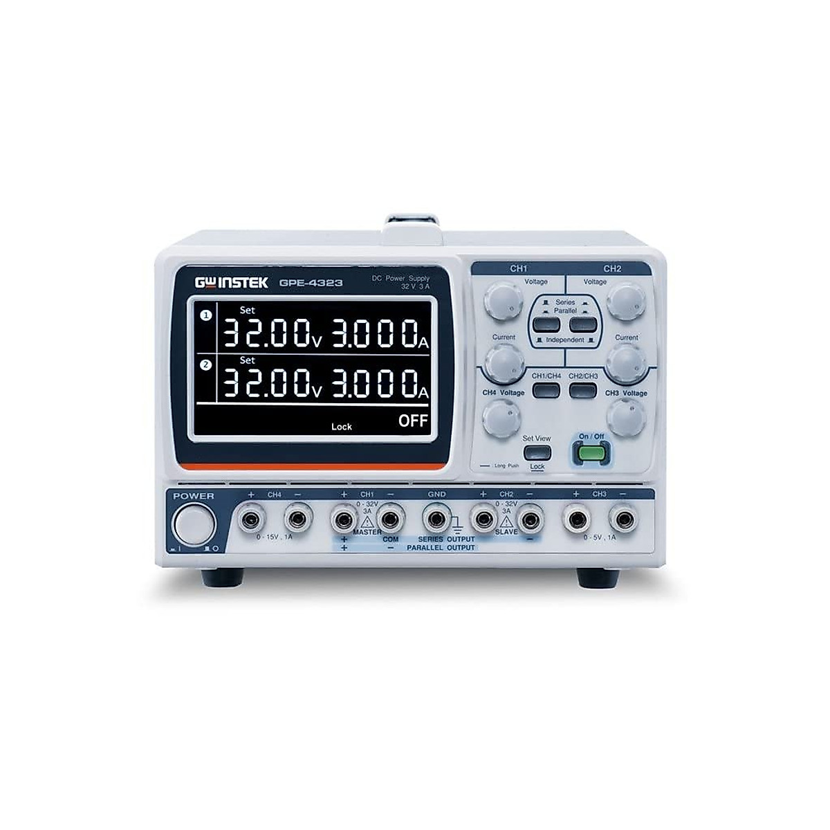 Instek GPE-4323 4 Channels, 212W Linear DC Power Supply