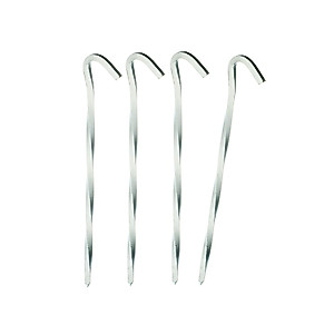 SE 9" Heavy Duty Aluminum Tent Pegs Stakes (4 PC.) - 914ATP