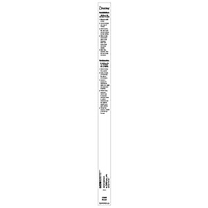 Frost King U36BR Drip Cap Door Bottom 1-1/4-Inch by 36-Inches, Brown