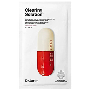 DR.JART+ Clearing Solution Sheet Facial Mask 5 Pc, 5count
