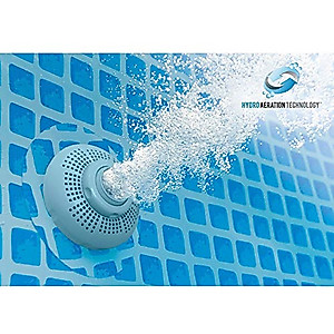 Intex 26377EH 32ft x 16ft x 52in Ultra XTR Rectangular Swimming Pool with 28003E Maintenance Kit, Ladder and 120V 2,800 GPH Sand Filter Pump