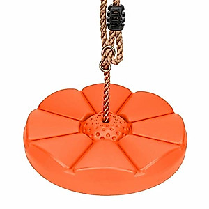 Disc Seat Swing - Kids Rope Tree Zip Line for Play Set, Playground Fun