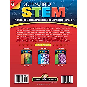 Stepping Into STEM, Grade 6 from Teacher Created Resources