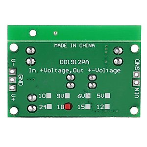 DC-DC Boost Voltage Converter Positive Negative Output Module Power Regulator Volts Transformer Board Output Voltage ±12VDC