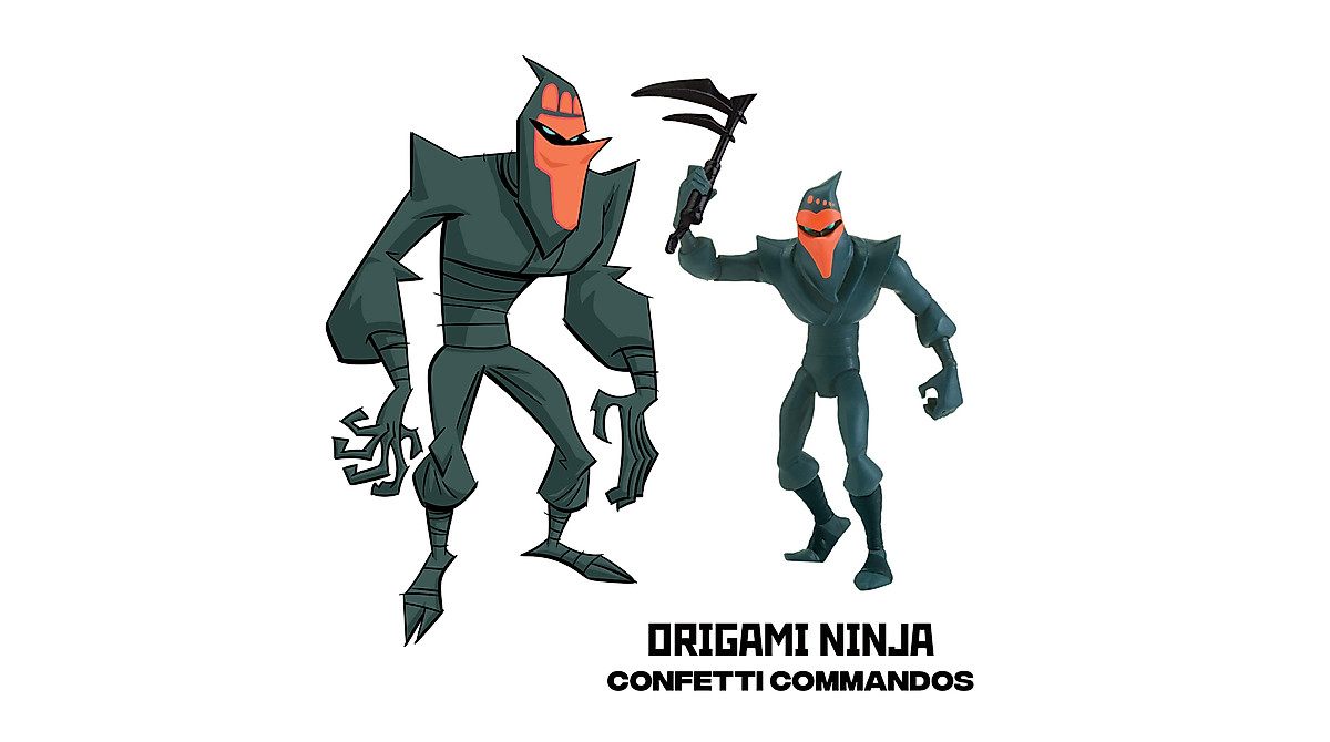 Origami Ninja Action Figure | TMNT Collectibles
