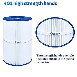 Cryspool Oval Filter Spa Filter PDM30 for Dream Maker Hot Tubs 461269,30 sq.ft, 1 Pack